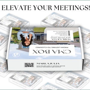 CMA Box Template, Real Estate Pre-listing Box Cover, Listing ...