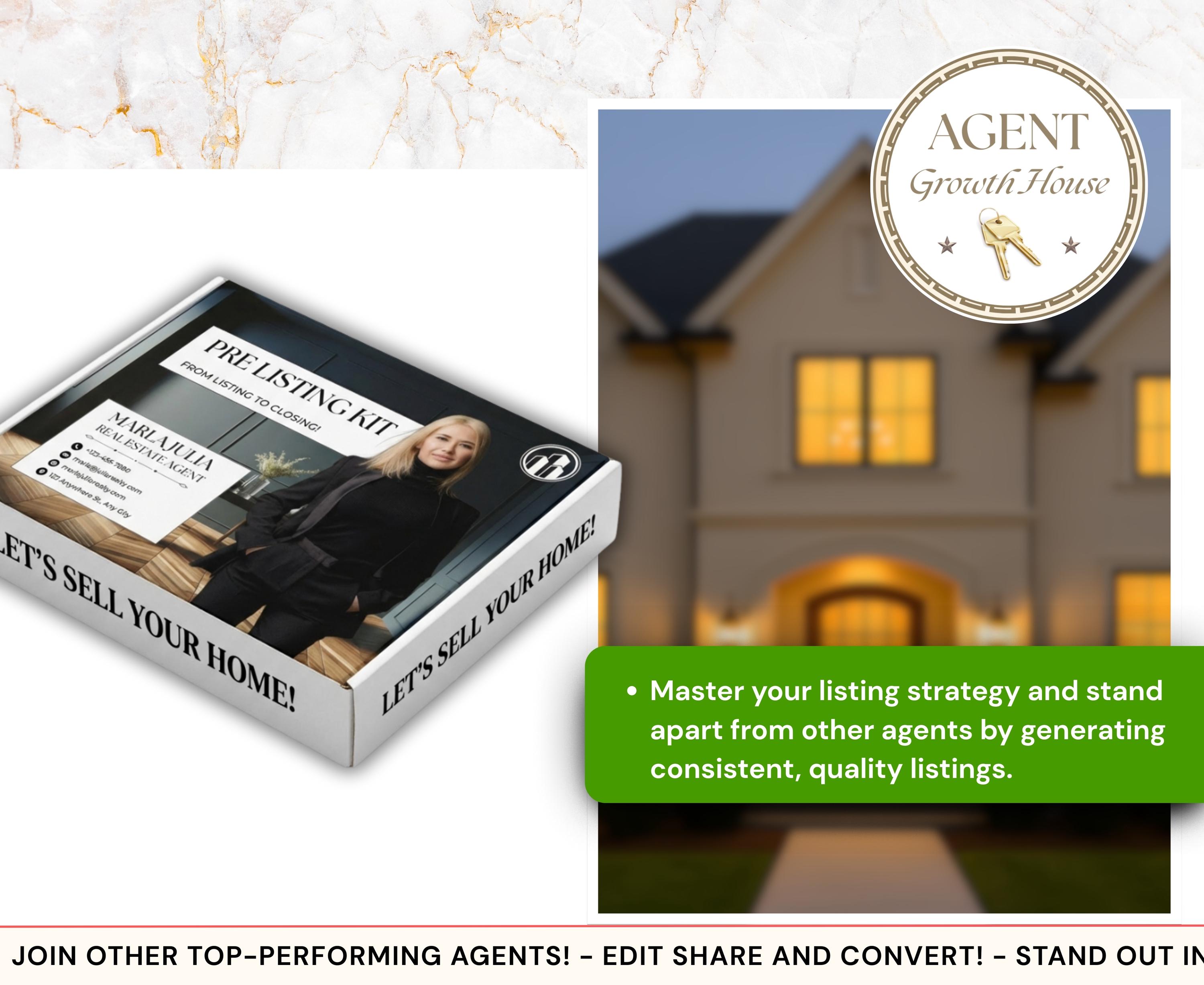 Luxury Pre-listing Kit for Real Estate Agent, Pre-listing Presentation ...