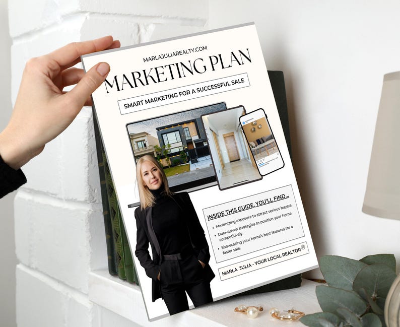 Seller Marketing Plan for Real Estate, Listing Marketing Plan Template ...