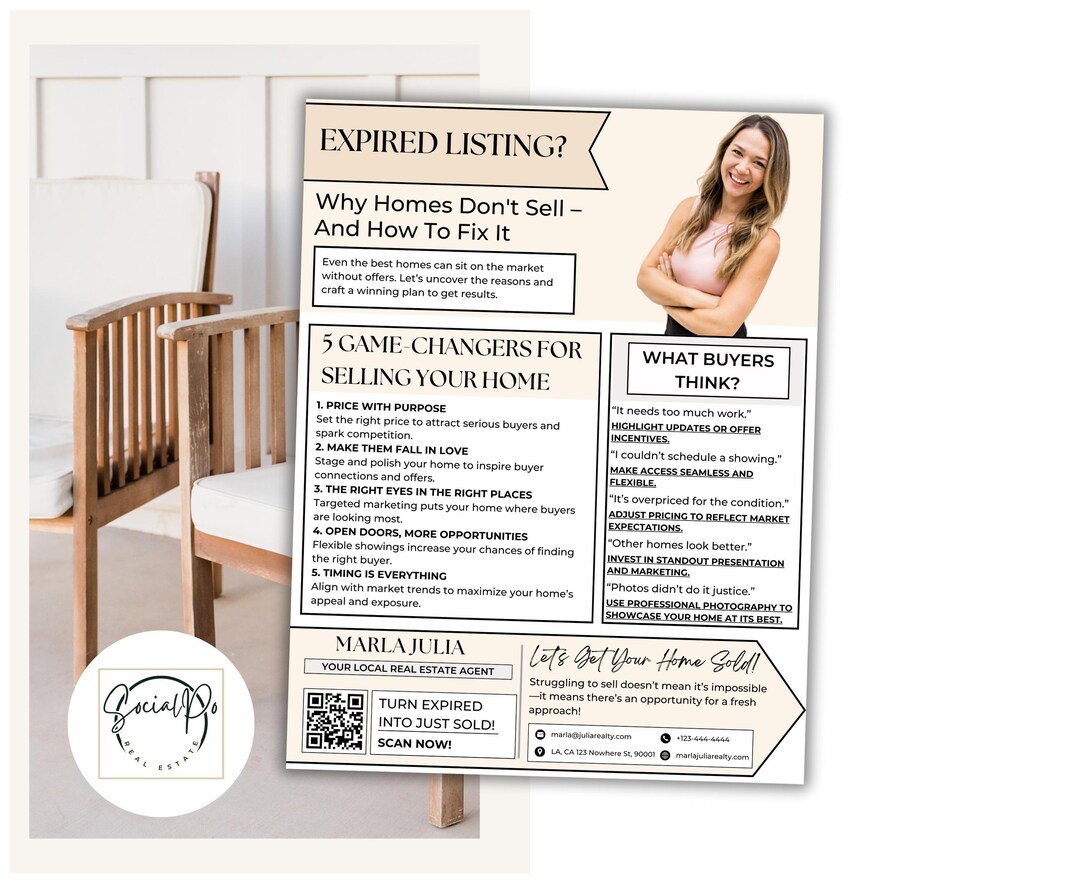 Expired Listing Flyer, 1 Page Expired Listing Flyer for FSBO Sellers ...