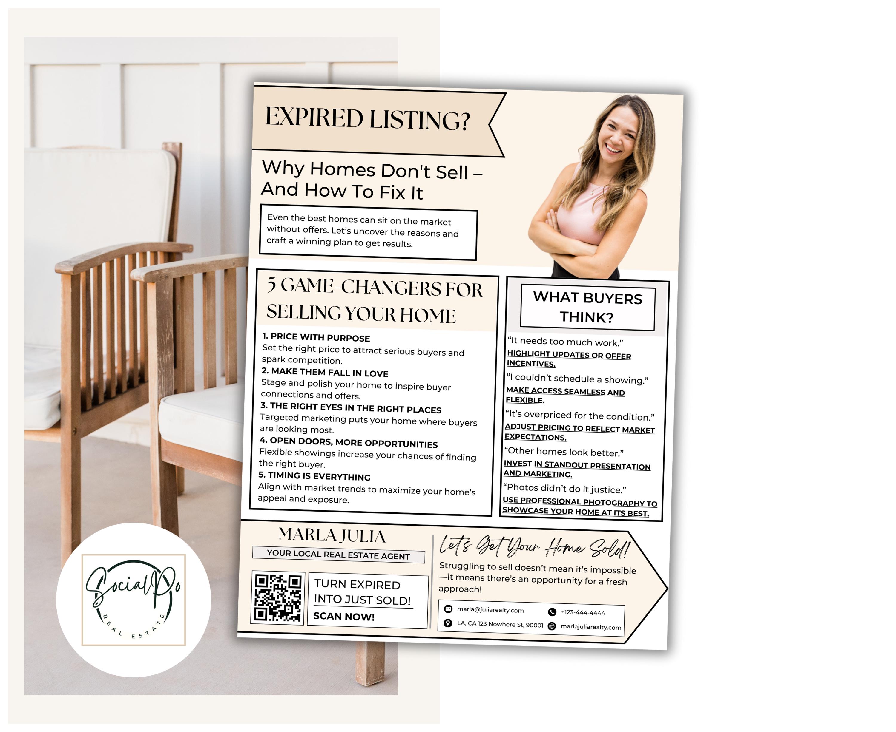 Expired Listing Flyer, 1 Page Expired Listing Flyer for FSBO Sellers ...