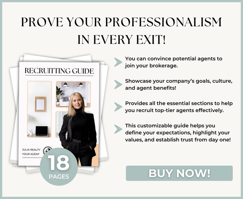 Real Estate Recruiting Guide, New Agent Onboarding Guide for Brokerages ...