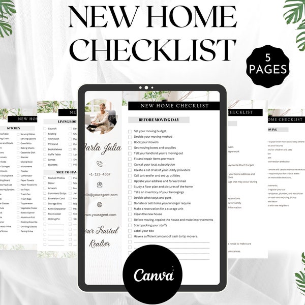 New Home Checklist - Etsy Australia