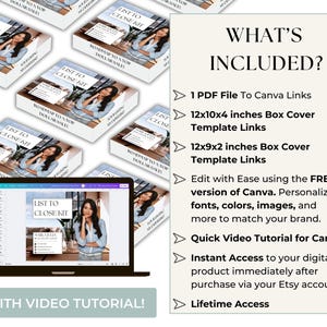 Seller Listing Box Cover Template, Real Estate Presentation Box, CMA ...