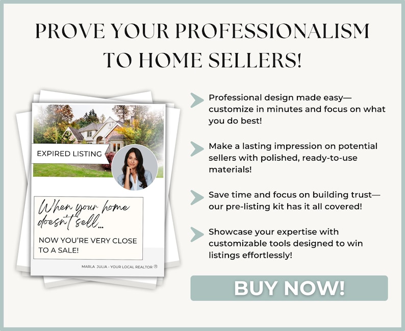 Expired Listing Kit for Real Estate, Expired Listing Presentation ...