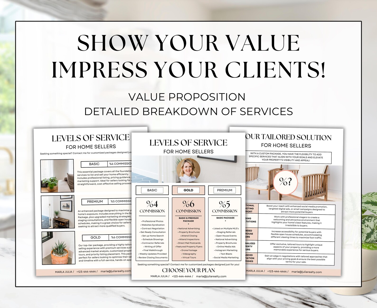 Seller and Buyer Commission Template, Buyer Agent Level of Services ...