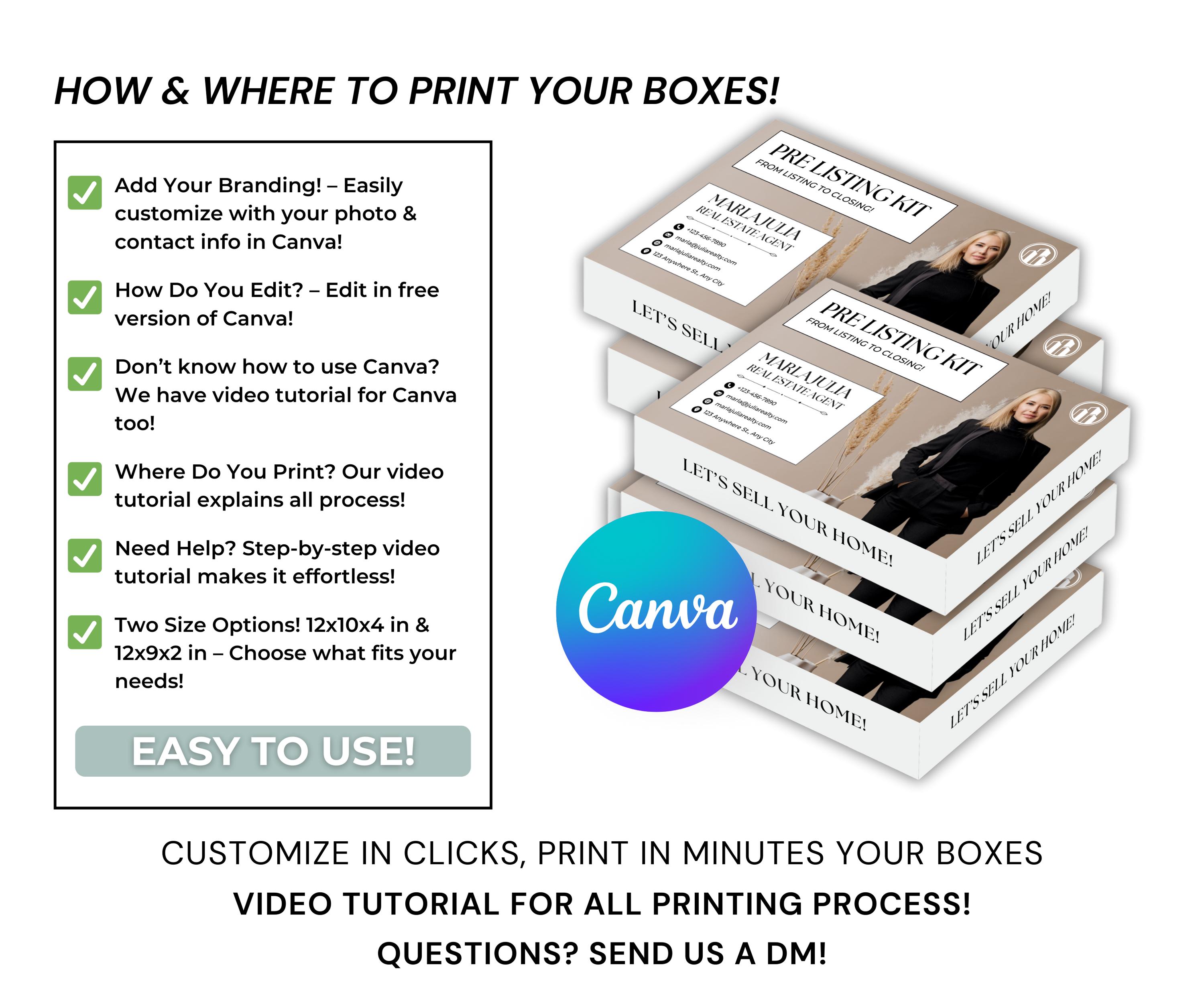 Pre-listing Kit for Real Estate Agent, Pre-listing Presentation, CMA ...