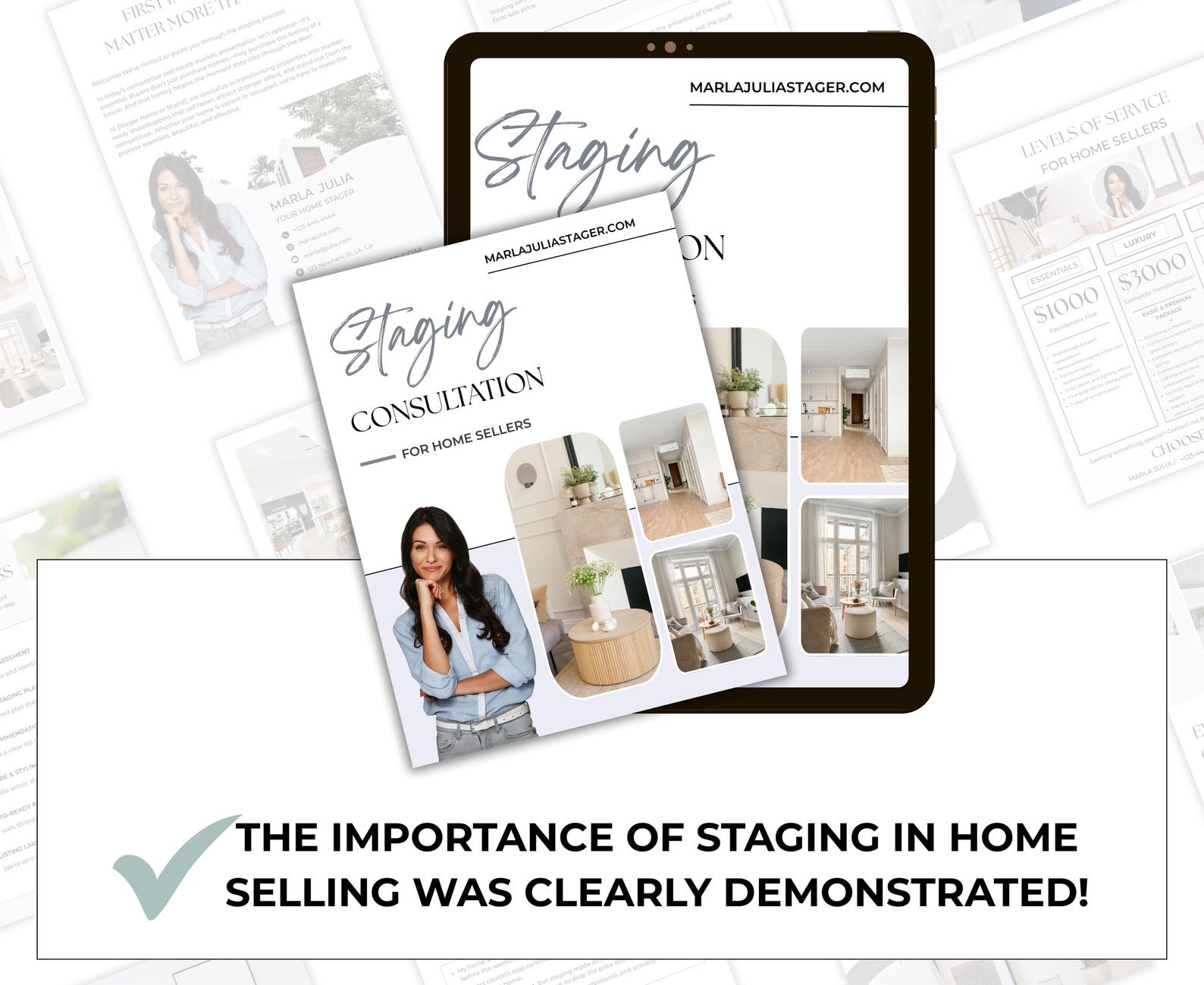 Staging Consultation Presentation, Staging Welcome Packet, Seller Home ...