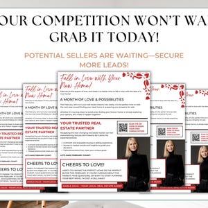 February Prospecting Letter for Real Estate Agents, February Valentine ...