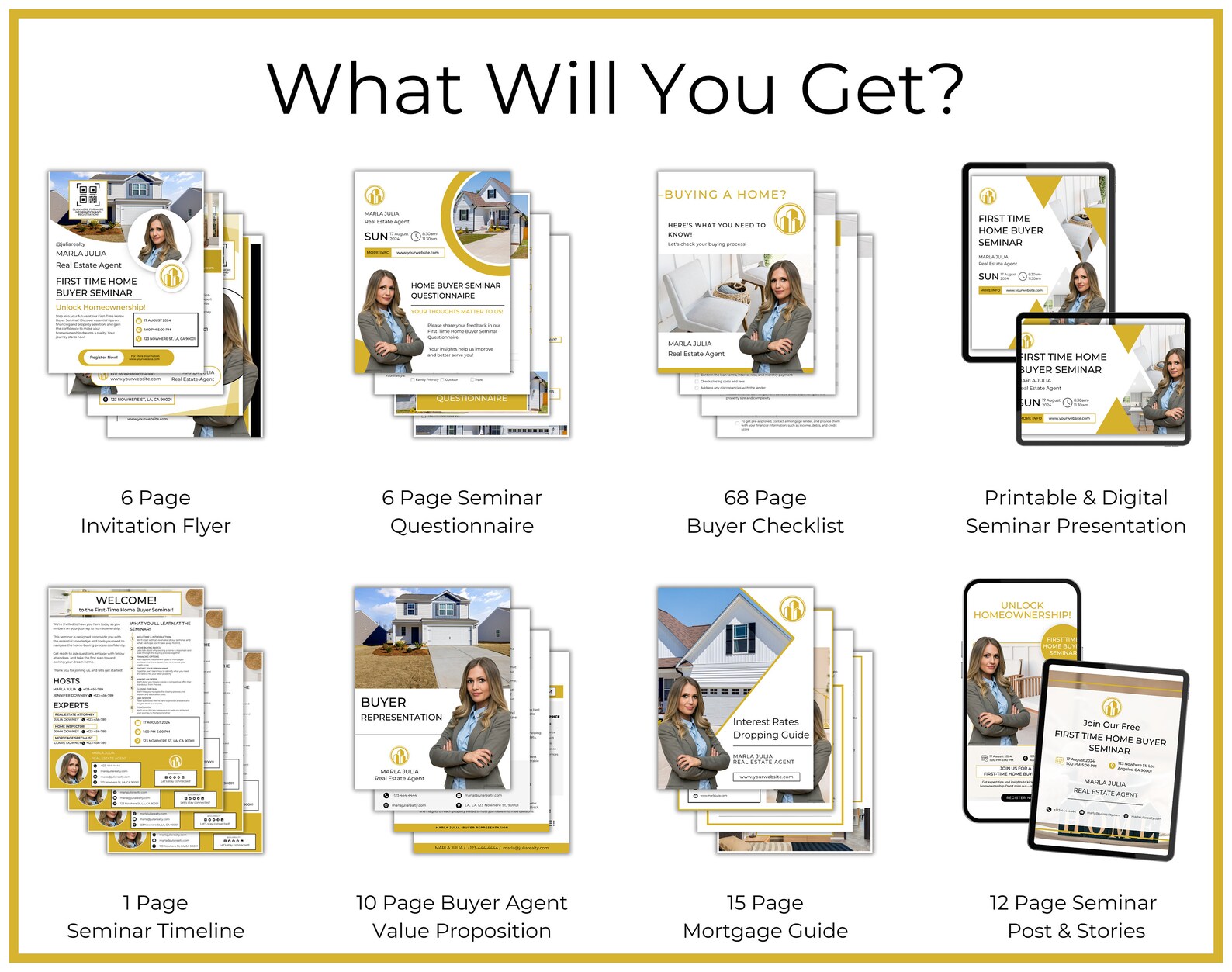 First Time Home Buyer Seminar Presentation, Buyer Seminar Bundle, NAR ...