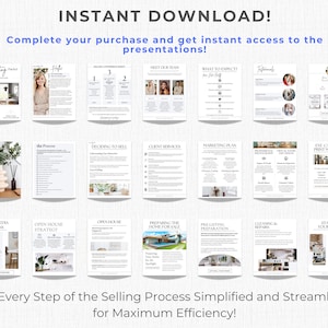 Pre-listing Packet for Real Estate, Seller Pre-listing Presentation for ...