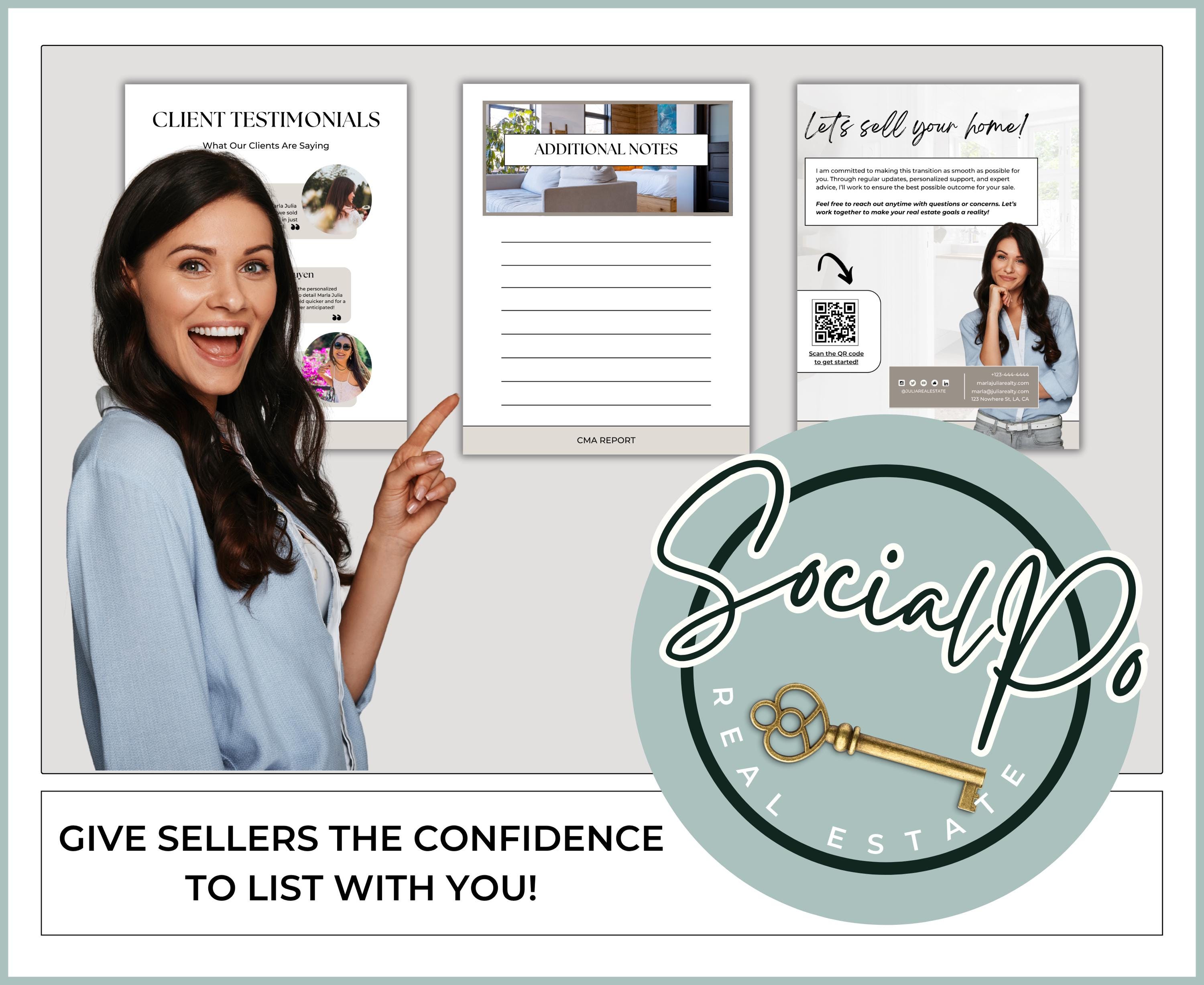Realtor CMA Report Template: Home Valuation Guide (canva Editable, 19 ...