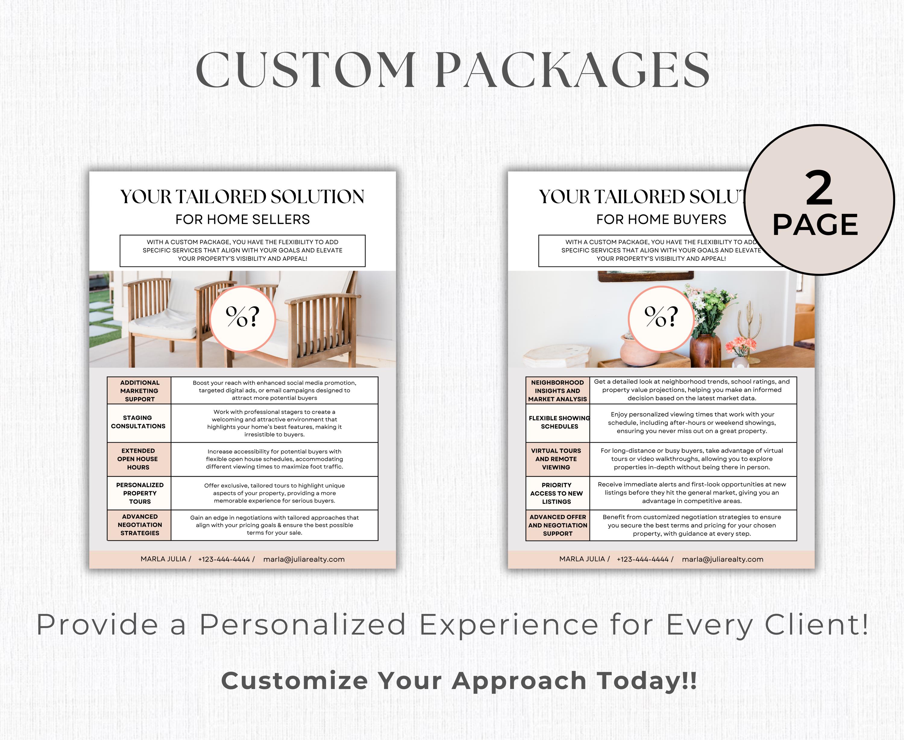 Seller and Buyer Commission Template, Buyer Agent Level of Services ...