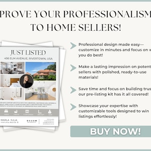 Real Estate Agent Pre-listing Kit: Presentation, Flyer, Questionnaire ...