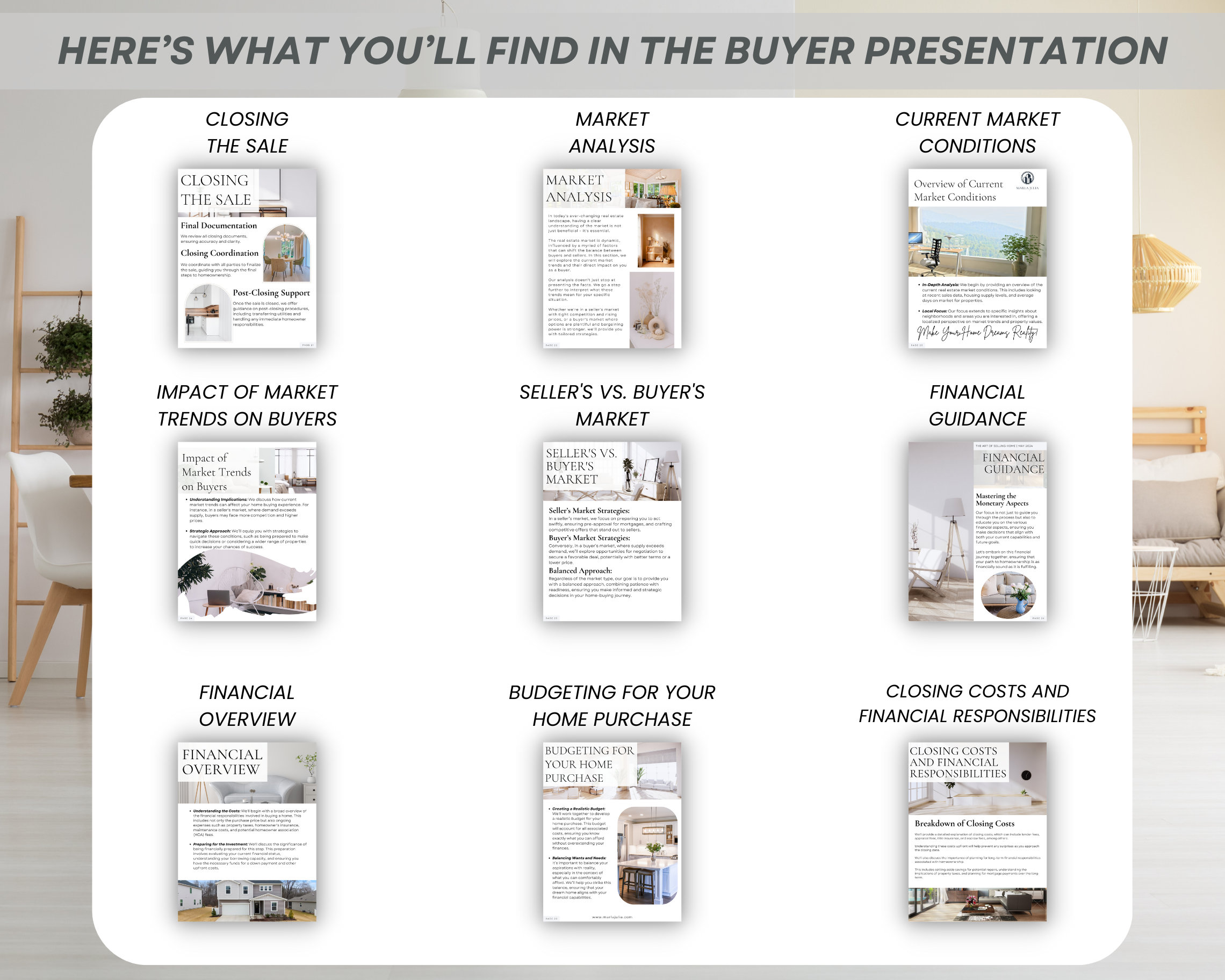 Real Estate Buyer Presentation, 120 Page First Time Home Buyer ...