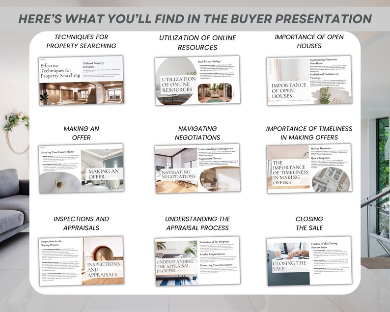 Real Estate Buyer Presentation, 120 Page First Time Home Buyer ...