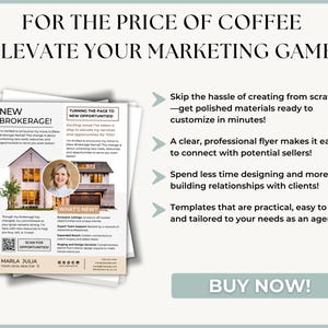New Brokerage Announcement Flyer, Switch Brokerage Announcement Letter ...
