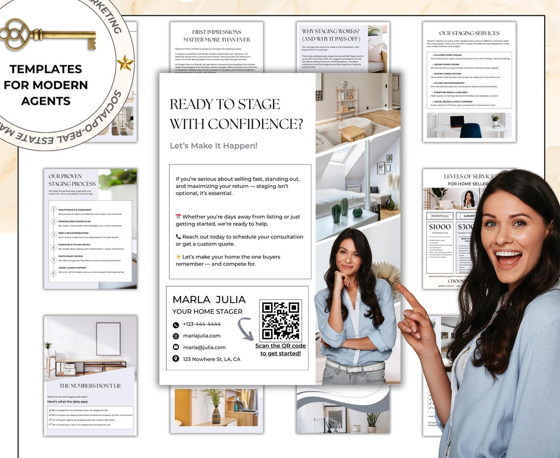 Staging Consultation Presentation, Staging Welcome Packet, Seller Home ...