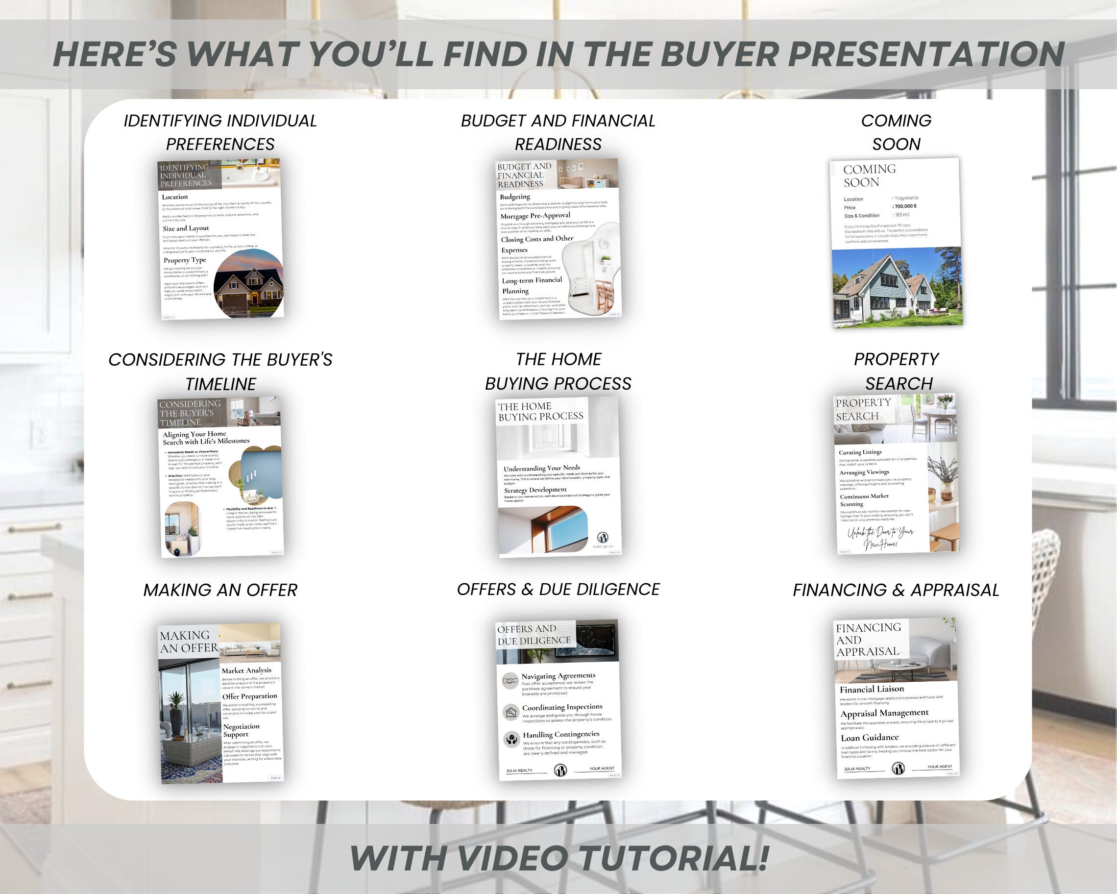 Real Estate Buyer Presentation, 120 Page First Time Home Buyer ...