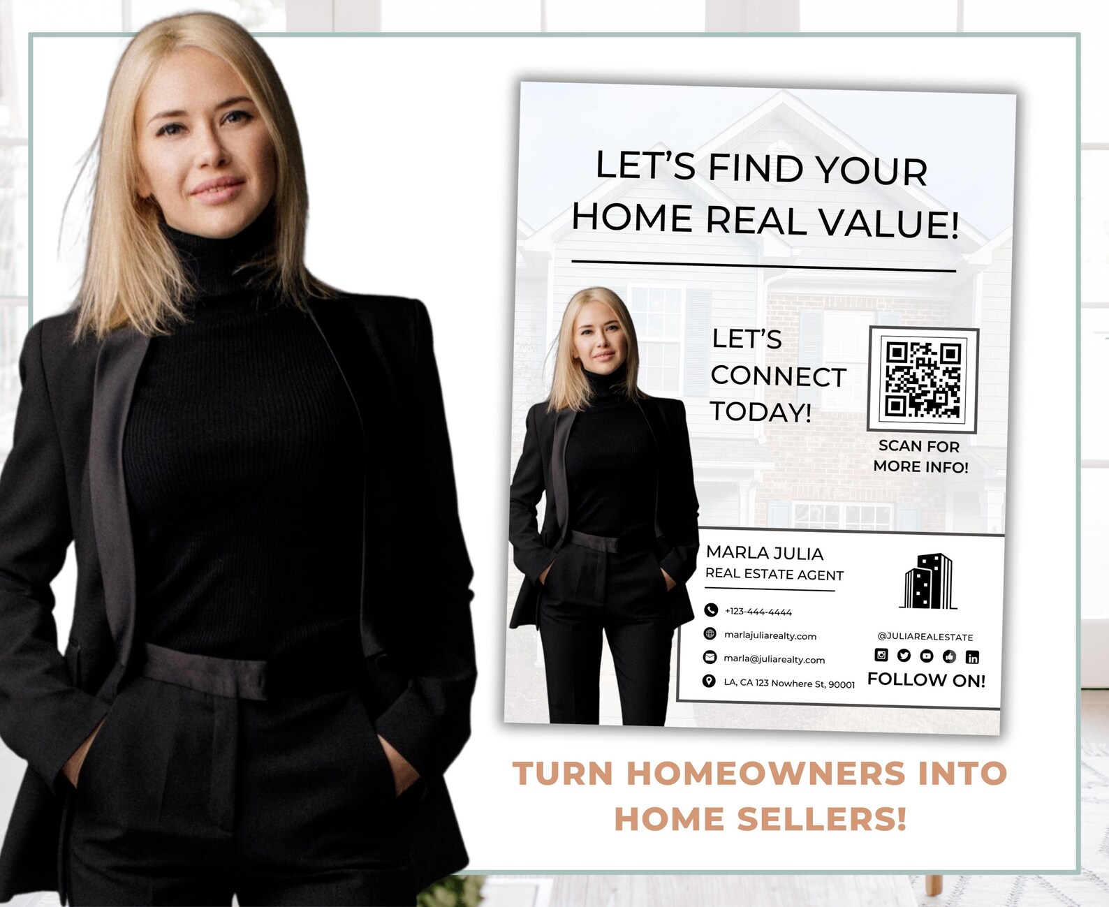 CMA Value Letter for Real Estate Agents, Home Equity Report Flyer, Home ...