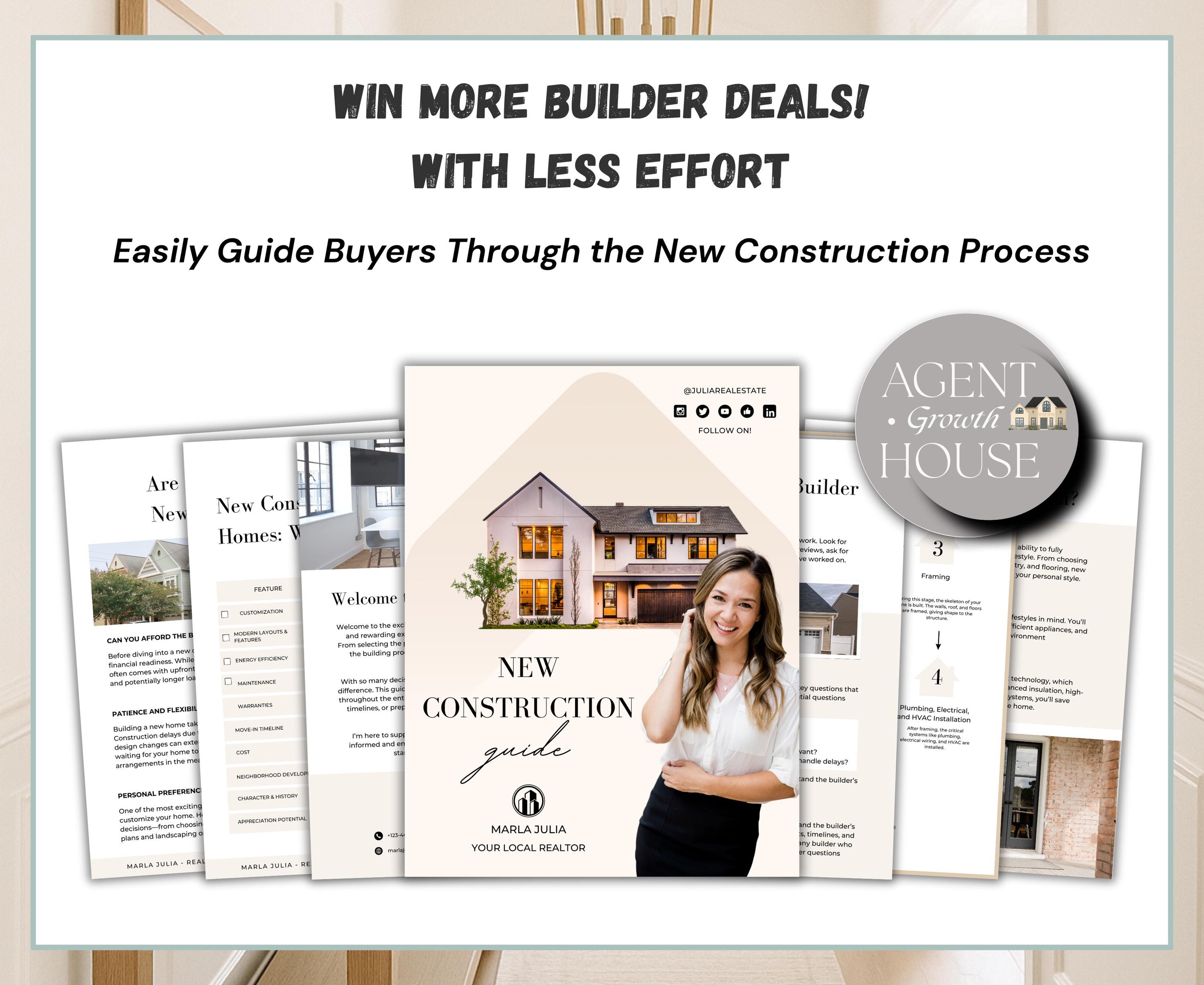 New Construction Guide for Real Estate, Construction Presentation ...