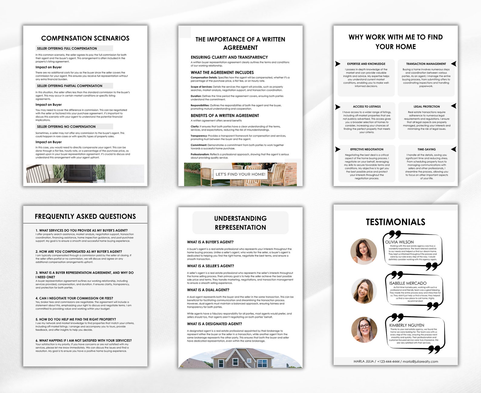 Buyer Agent Compensation, Real Estate Commission Sheet, Real Estate ...