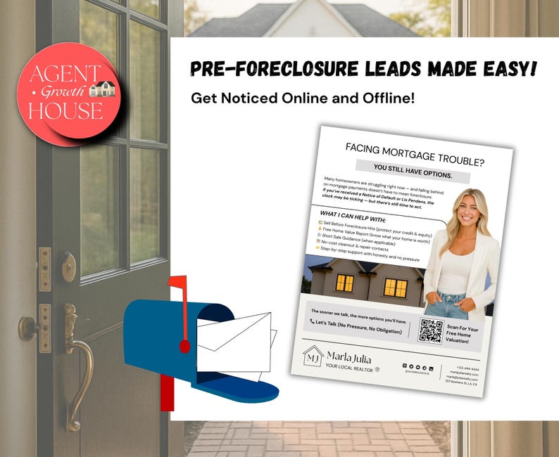 Pre-foreclosure Letter for Realtors, Real Estate Prospecting Letter ...