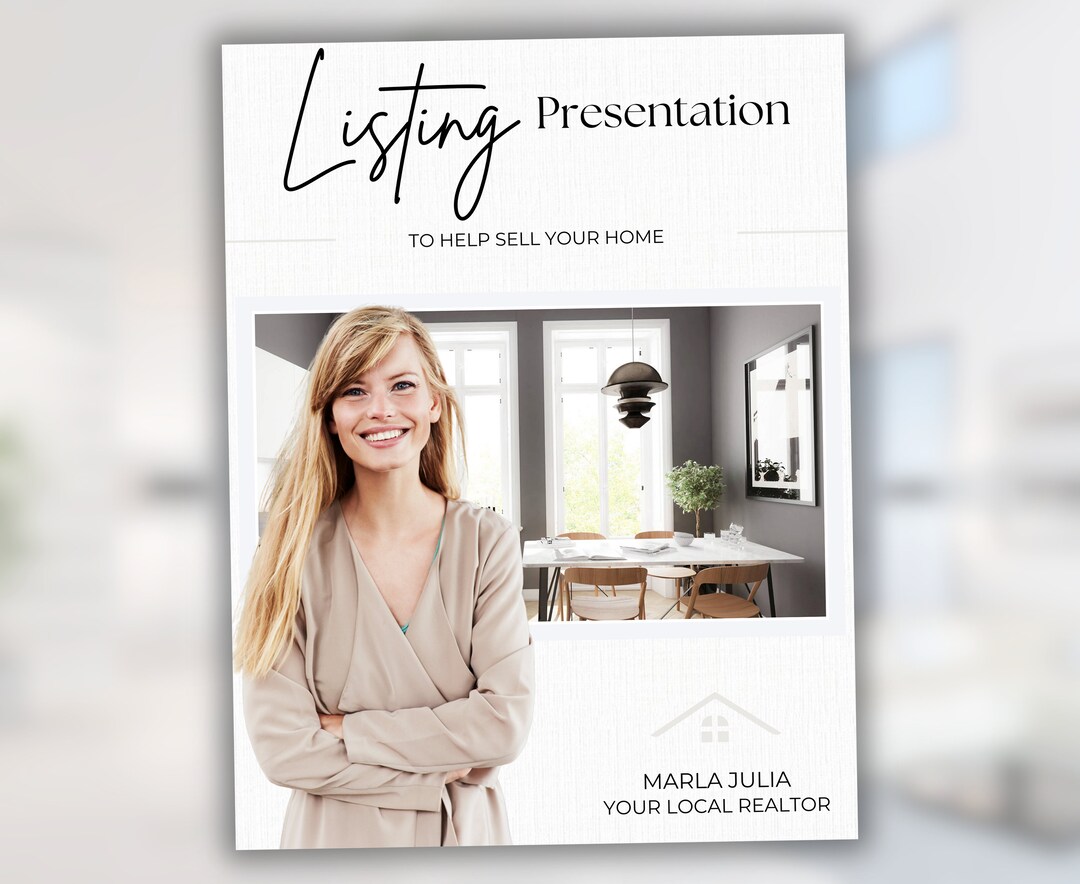 Easy to Use Listing Presentation for Real Estate Agents, Home Seller ...