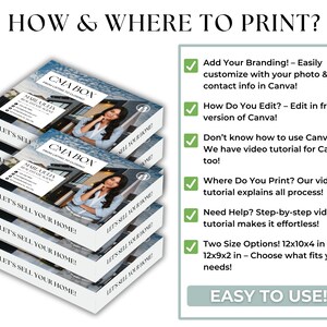 CMA Box Template, Real Estate Pre-listing Box Cover, Listing ...