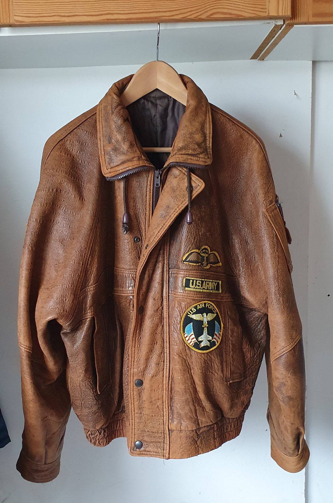 Vintage US Army Pilot Jacket - Etsy