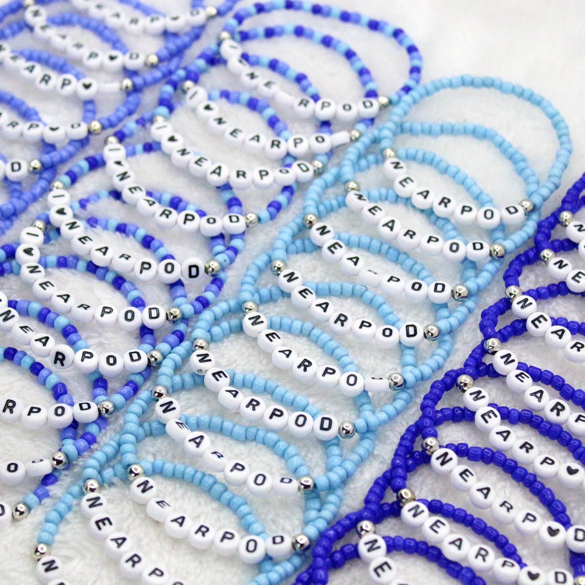 25-50-100-200-1000 Beaded World Bracelets/custom Bracelet/team ...