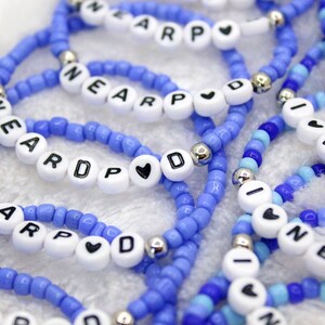 25-50-100-200-1000 Beaded Bracelets/friendship Bracelets/custom Name ...