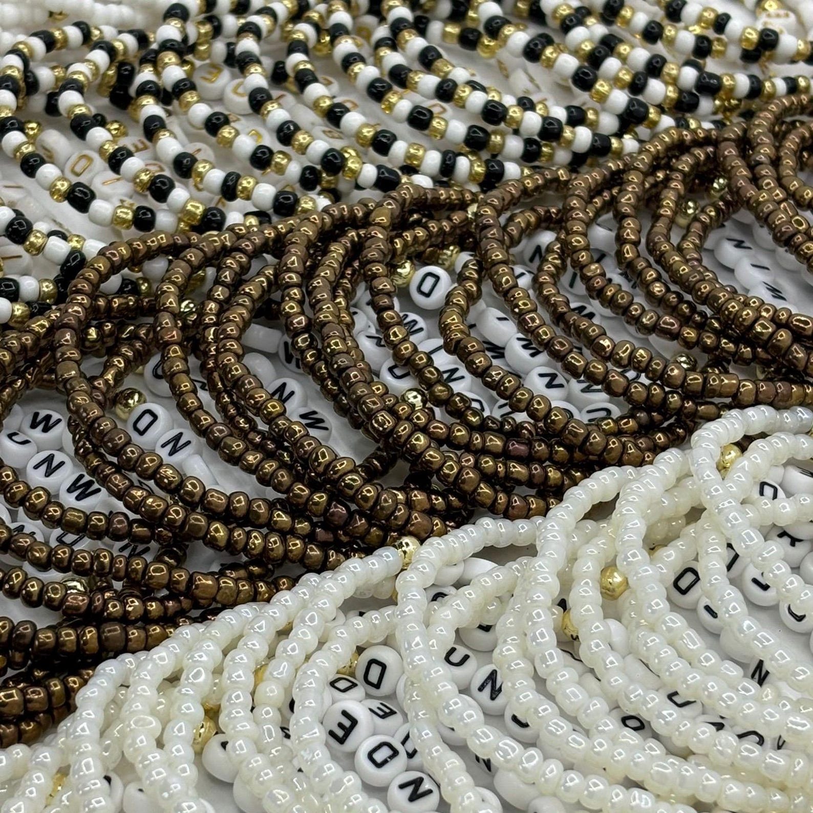 25-50-100-200-1000-2000 Beaded Bracelets/friendship Bracelets/custom ...