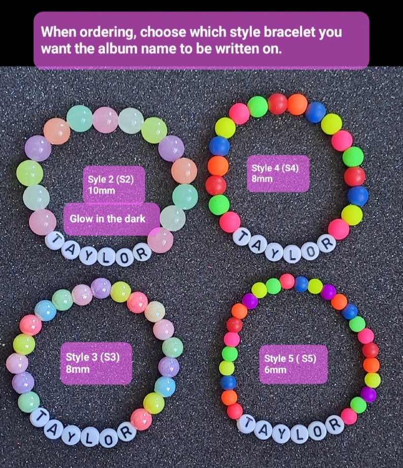 Eras Tour Friendship Bracelets Eras Tour Album Bracelets - Etsy