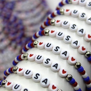 25-50-100-200-1000 Personalized Name Bracelet / Custom Bracelets / Friendship Bracelets /stretch ...