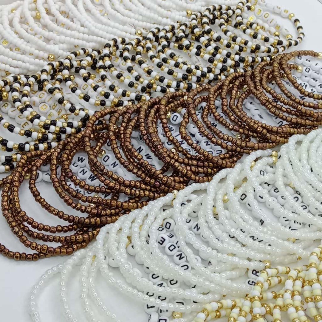25-50-100-200-1000 Beaded World Bracelets/friendship Bracelets ...