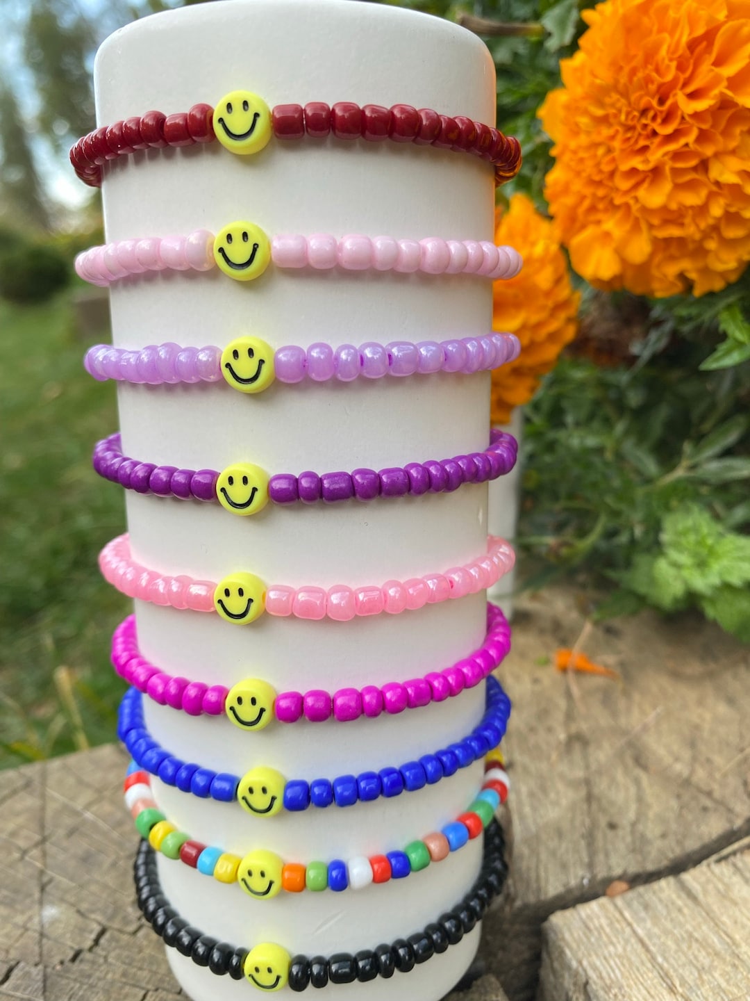 Smiley Bracelet / Bracelet With Smiley / Smiley Face Bracelet - Etsy
