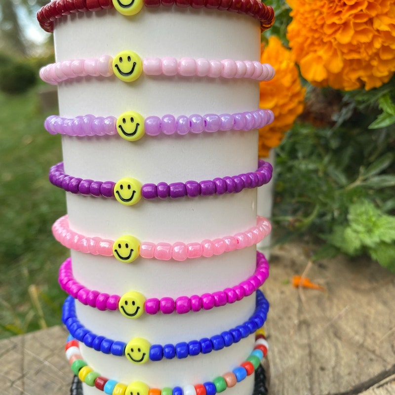 Smile Face Bracelet - Etsy