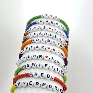 Eras Tour Friendship Bracelets Eras Tour Album Bracelets Friendship ...
