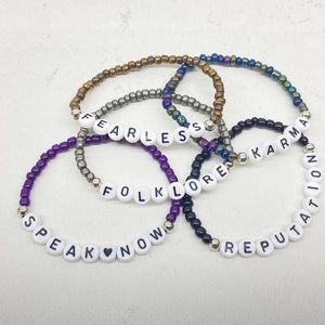 Eras Tour Friendship Bracelets Eras Tour Album Bracelets - Etsy