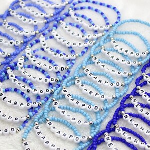 25-50-100-200-1000 Beaded Bracelets/friendship Bracelets/custom Name ...