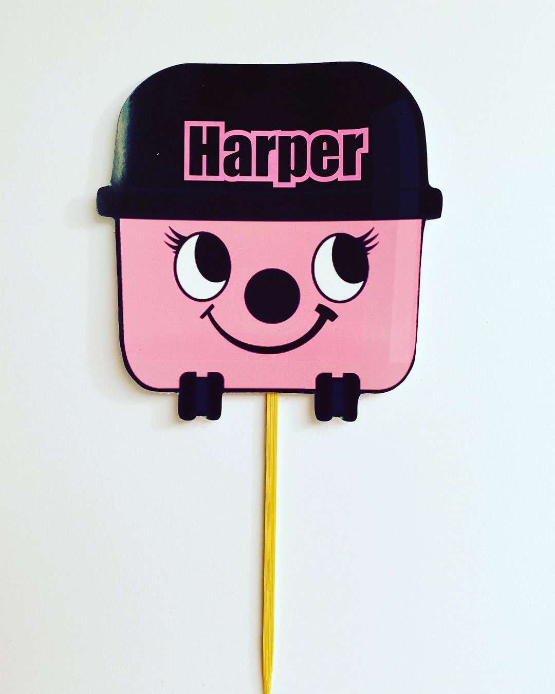 Personalised Hetty Hoover Cake Topper - Etsy UK