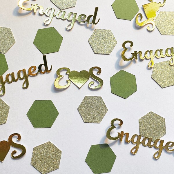 Gold Table Confetti - Etsy