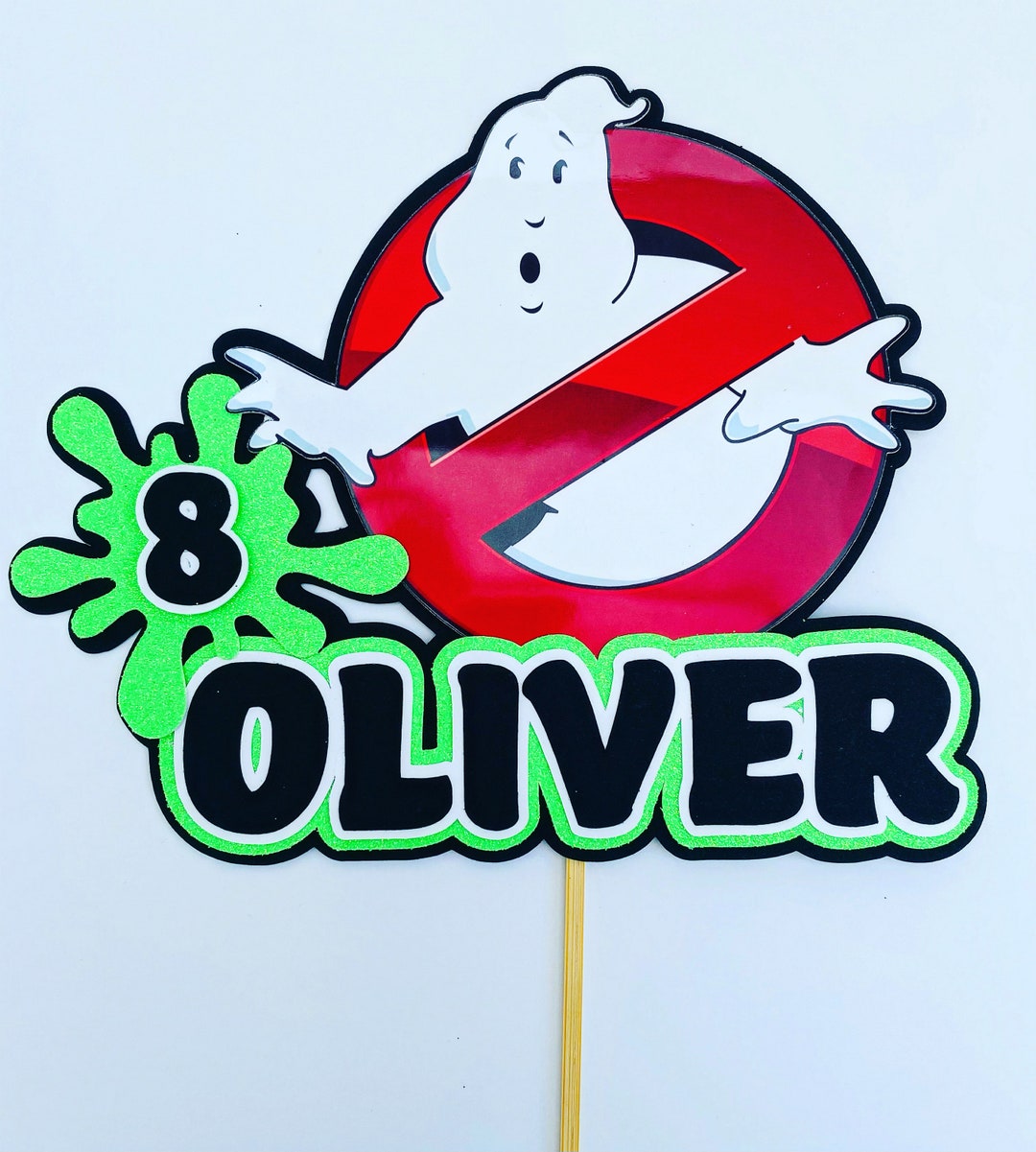 Personalised Ghostbusters Cake Topper - Etsy