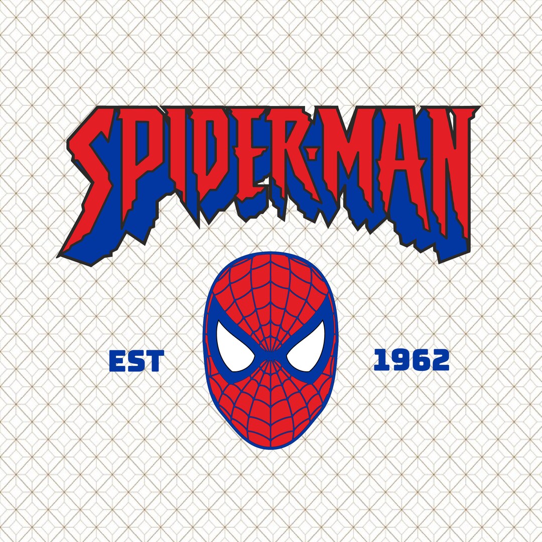 Spider-man Sublimation PNG-SVG, Marvel Spiderman Birthday Shirt, Kids ...
