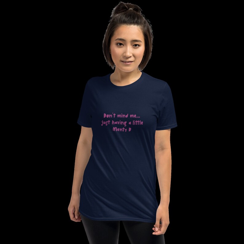 Menty B Short Sleeve Unisex T Shirt Etsy Uk