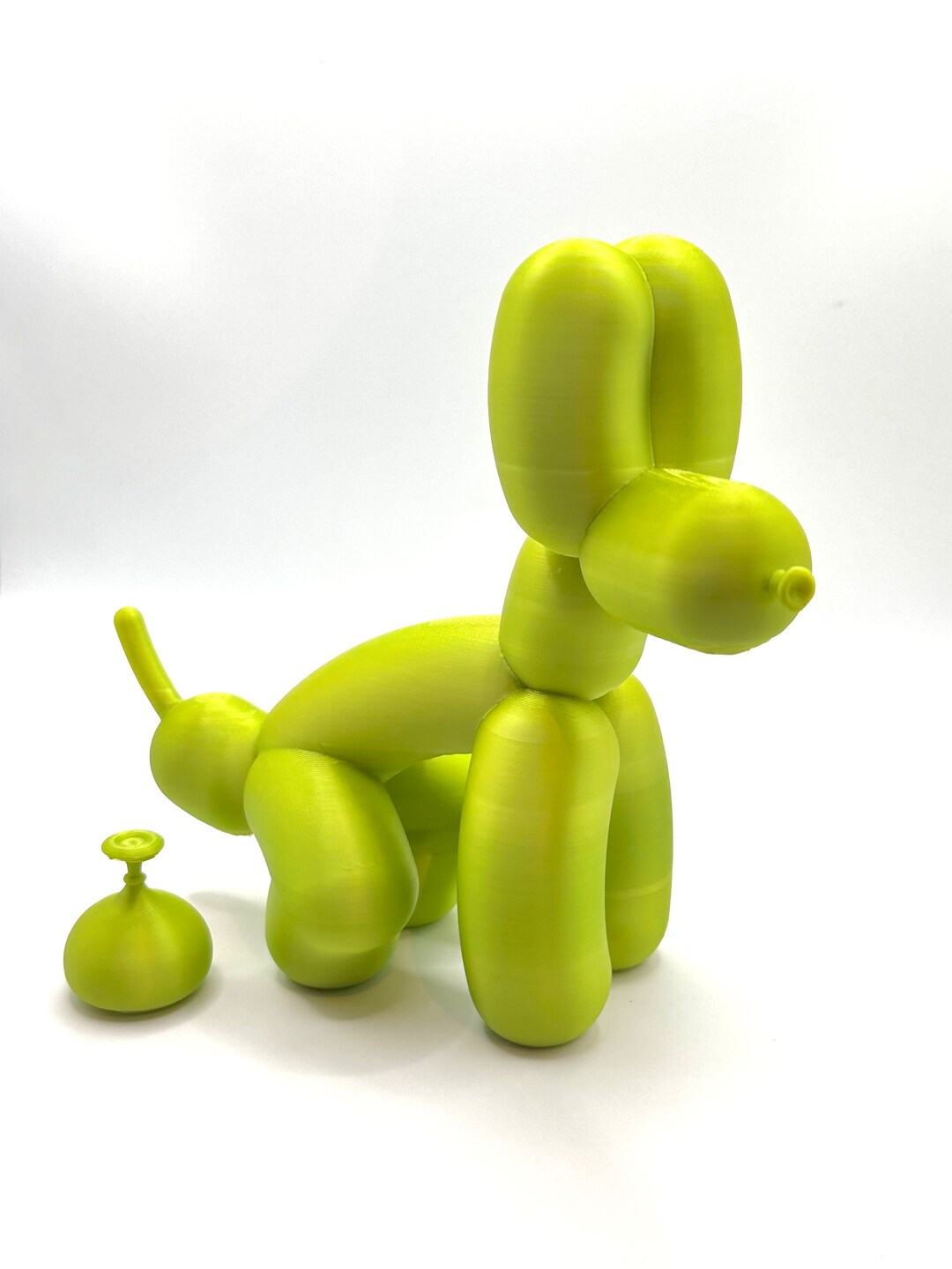 Playful Pooping Balloon Dog Sculpture Quirky Home Decor Funny Desk ...