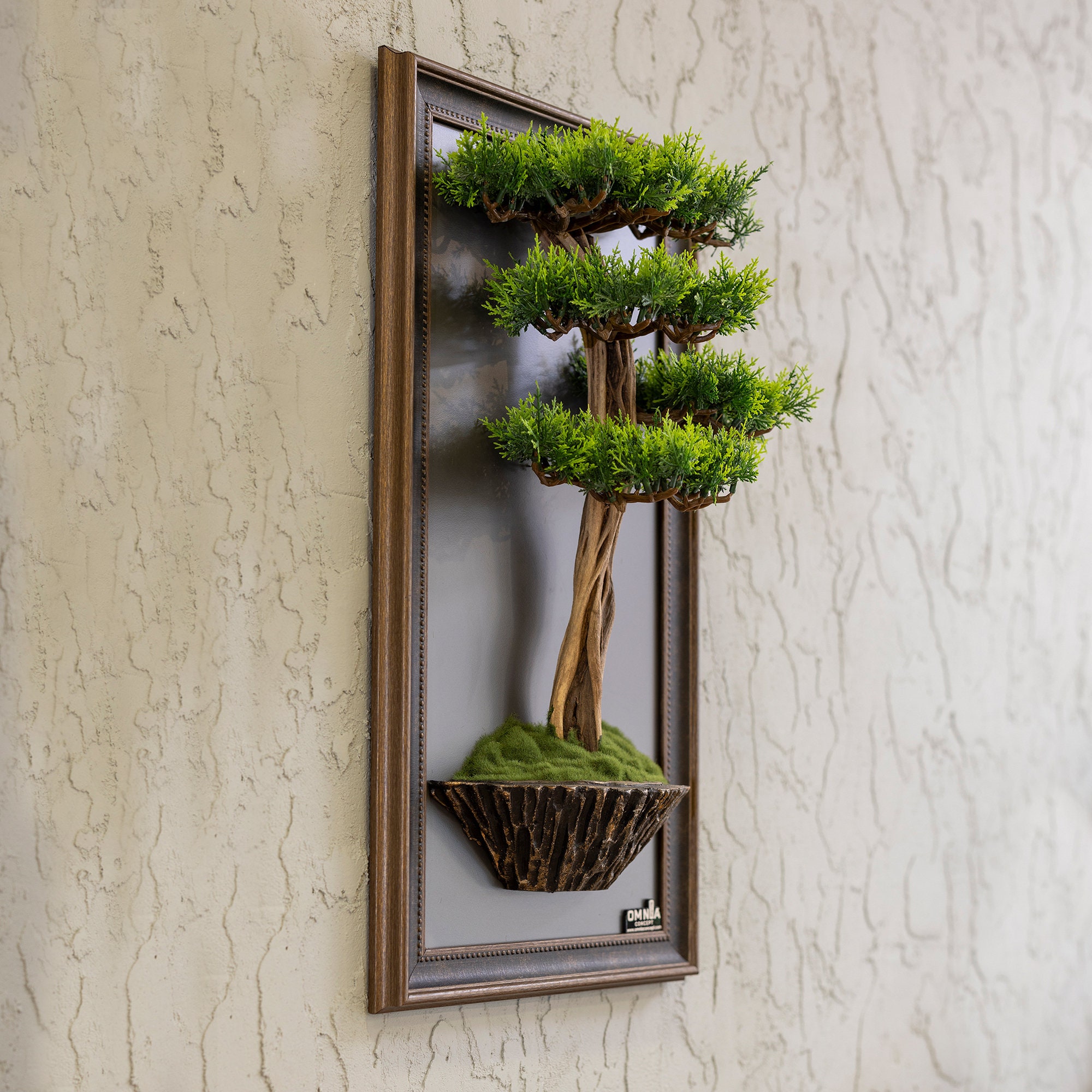 Bonsai Tree Tableau - 1 - Tree Portrait, Tree Wall Art, Tree Wall Decor ...