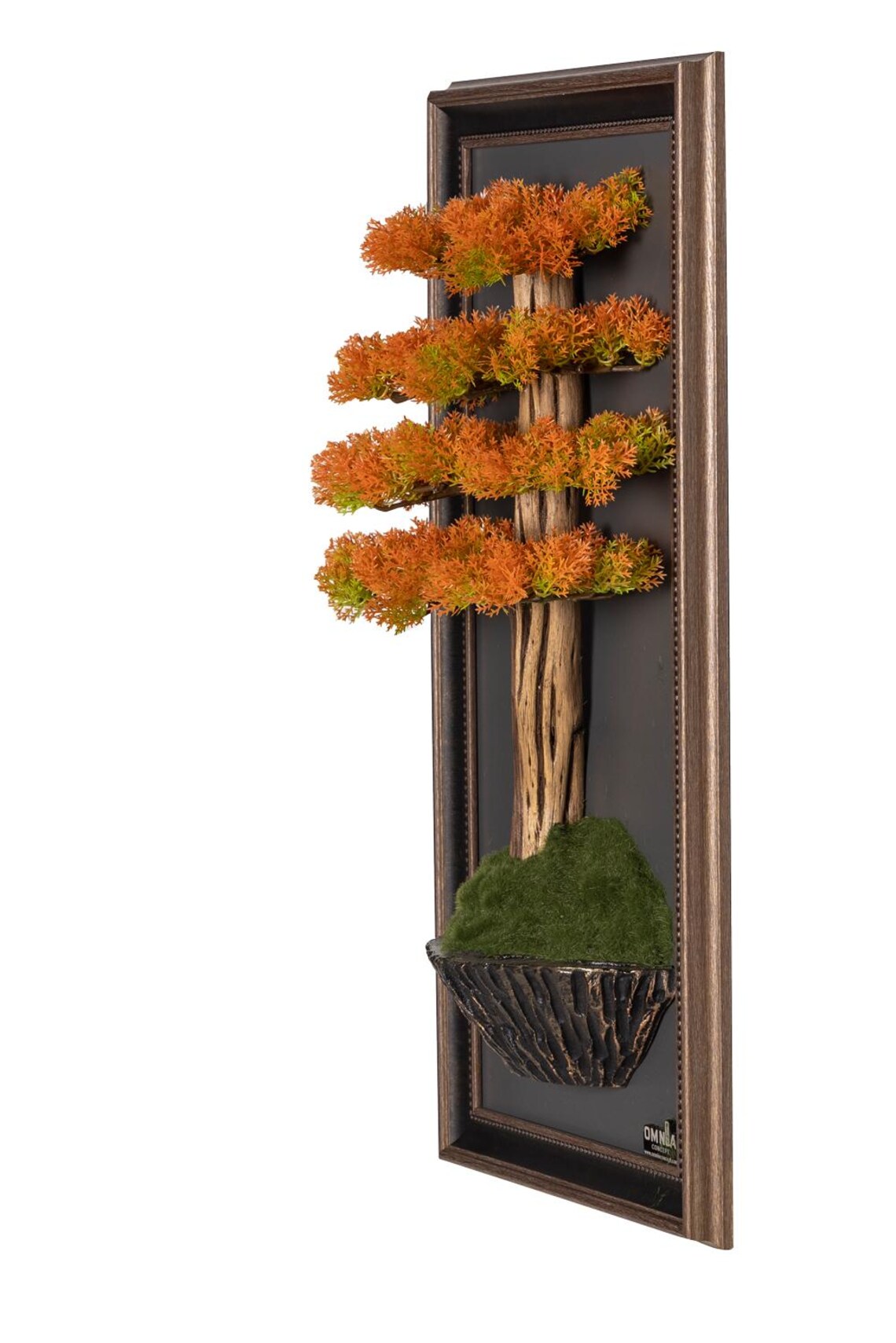 Bonsai Tree Tableau - 6-2 - Tree Portrait, Tree Wall Art, Tree Wall ...