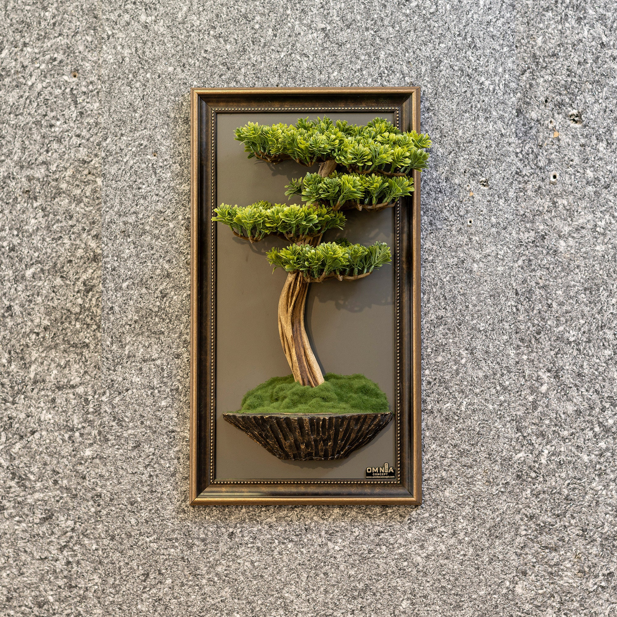 Bonsai Tree Tableau 5 Tree Portrait, Tree Wall Art, Tree Wall Decor ...